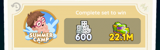 Set 15 - Summer Camp – Monopoly Go Stickers